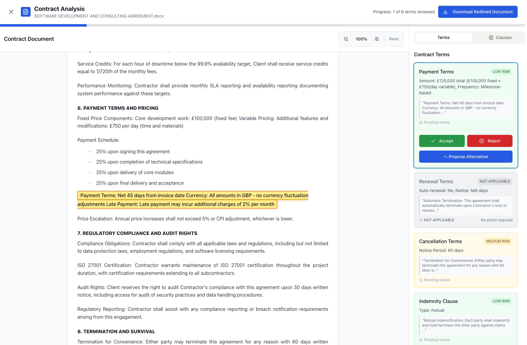 Contract Analysis
